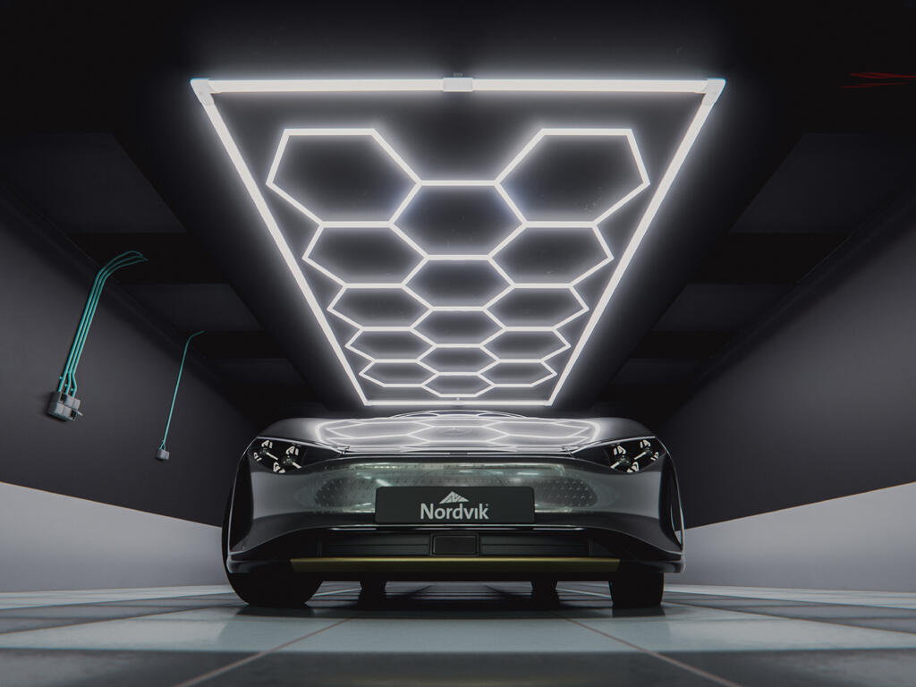 Sinostar HEX 15 Hexagonlys Taklys med Hexagonform - LED inkl ramme ...