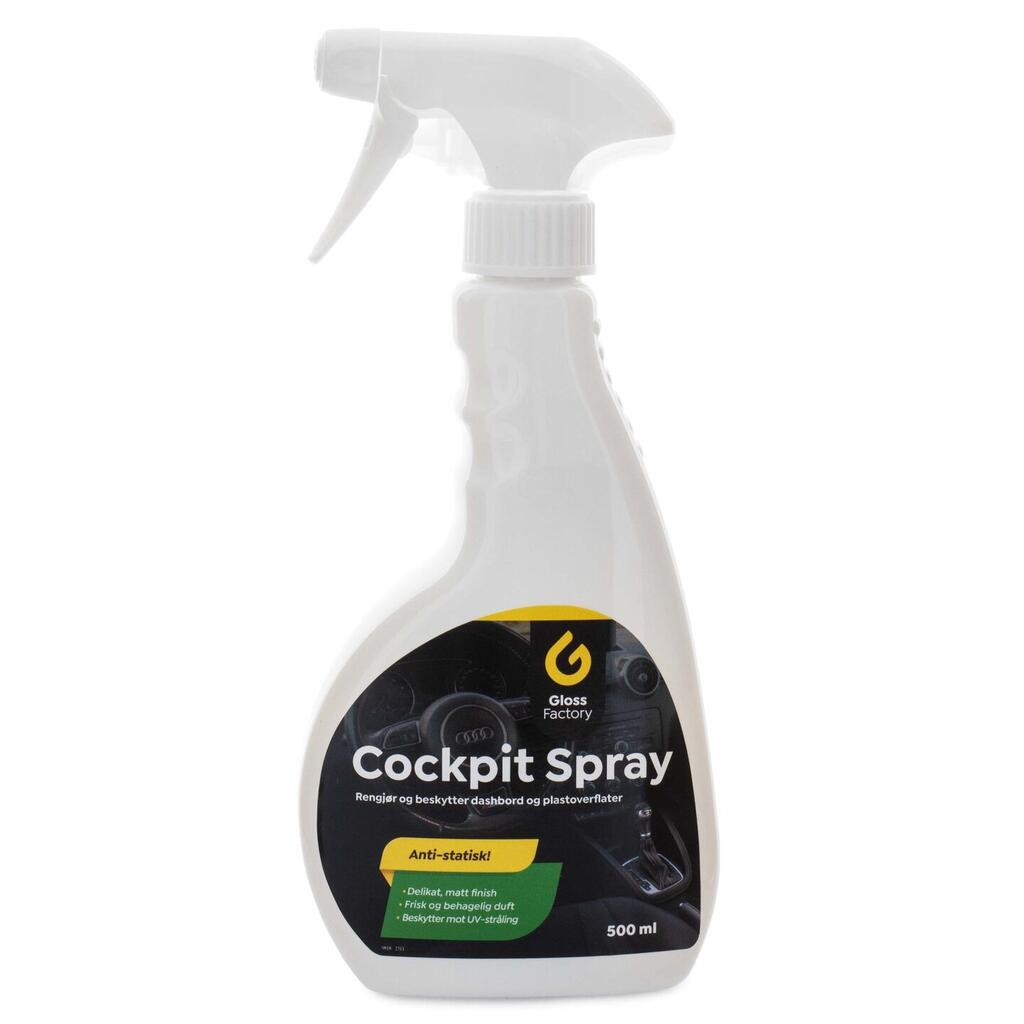 Gloss Factory Cockpit Spray, 500 ml Rengjør, beskytter og antistatisk ...